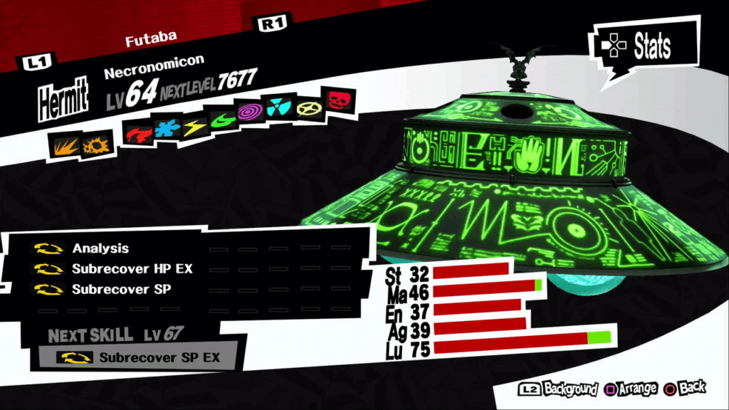 Persona 5 Royal - Necronomicon Persona Stats, Skills, and How to Fuse ...