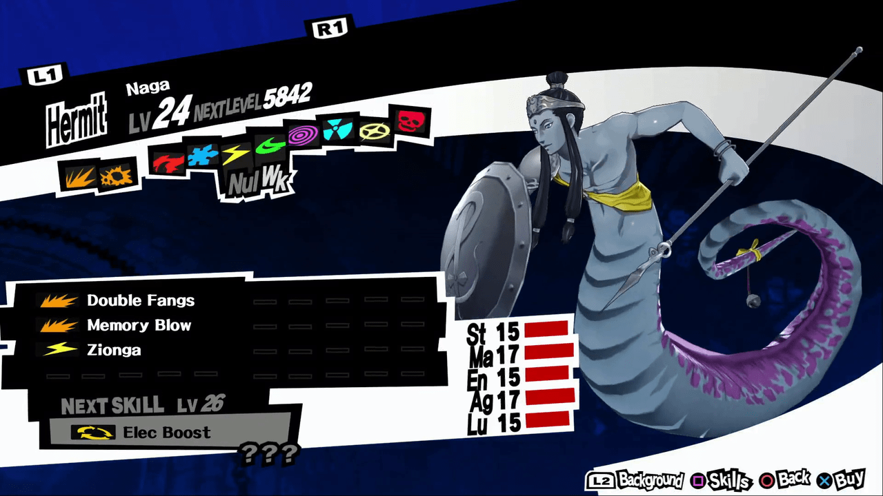 Persona 5 / Persona 5 Royal - Naga Persona Stats and Skills – SAMURAI ...