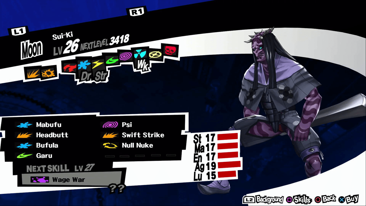 Persona 5 / Persona 5 Royal - Sui-Ki Persona Stats and Skills List ...