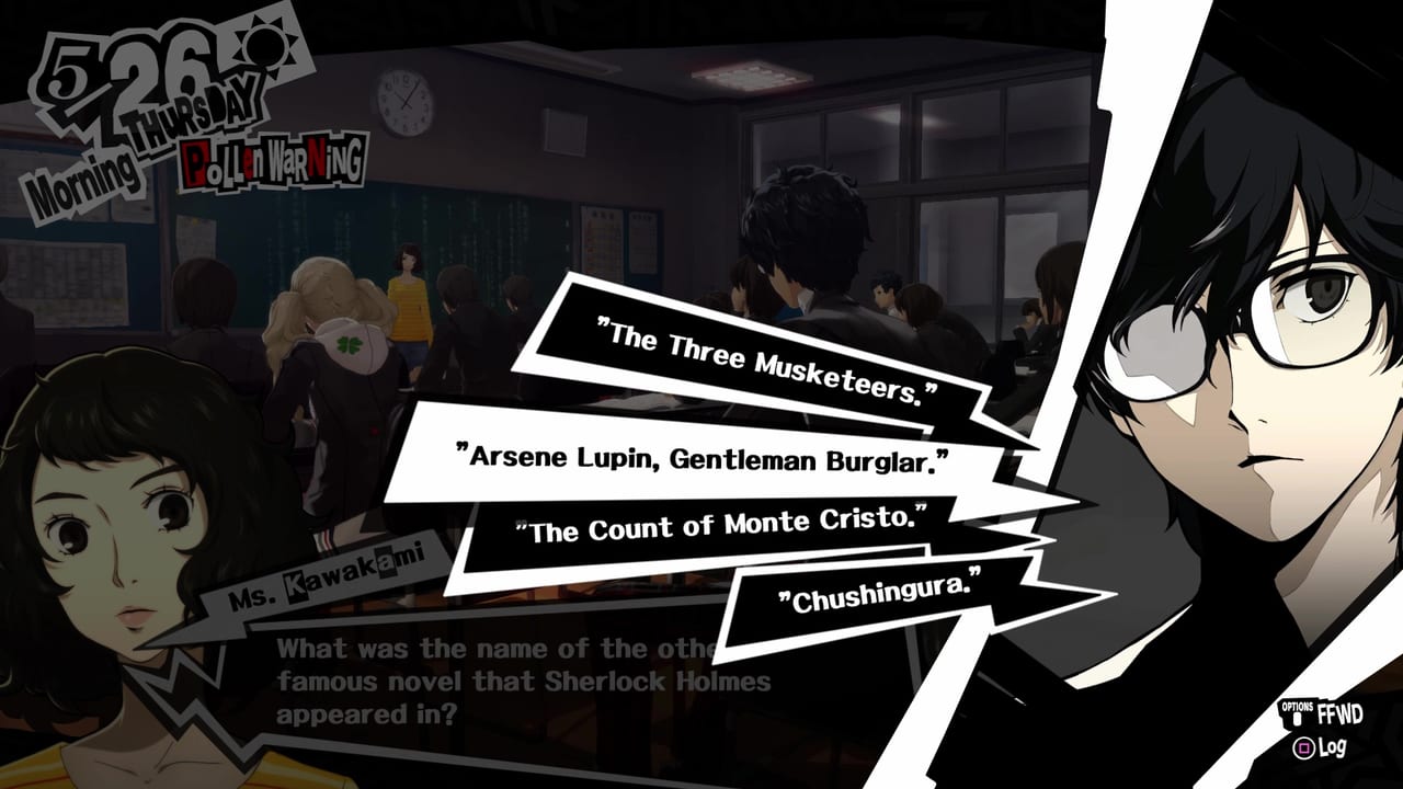 Persona 5 Royal - Classroom Answer List and Guide ‒ SAMURAI GAMERS