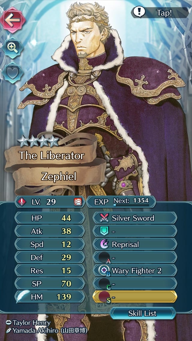 Zephiel Character Analysis [Fire Emblem Heroes/ FE: Heroes] - SAMURAI ...