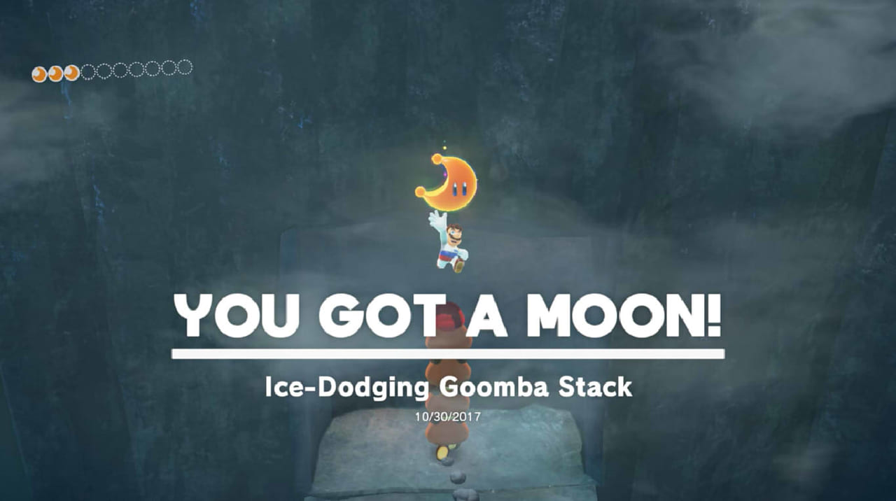 Snow Kingdom Power Moon No. 18 (Ice-Dodging Goomba Stack): Location ...