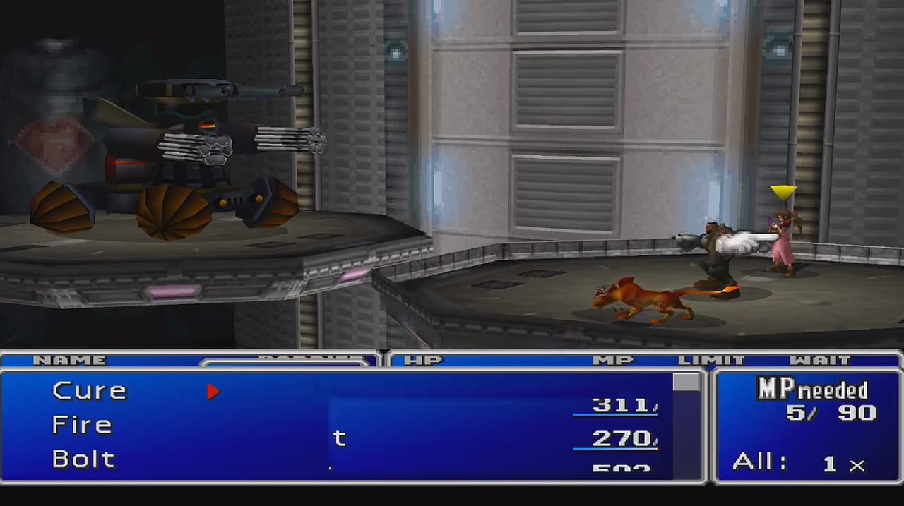 Final Fantasy 7 (FFVII) - Hundred Gunner Boss Guide - SAMURAI GAMERS