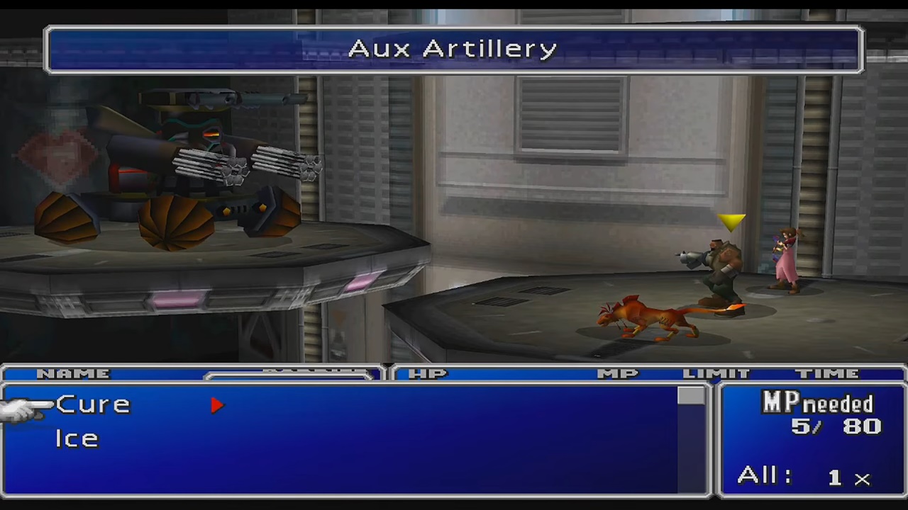 Final Fantasy 7 (FFVII) - Hundred Gunner Boss Guide - SAMURAI GAMERS