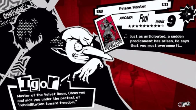 Persona 5 Royal - Igor, the Fool, Confidant Abilities and Guide ...