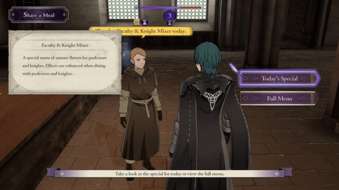 Fire Emblem: Three Houses - Dining Guide - SAMURAI GAMERS
