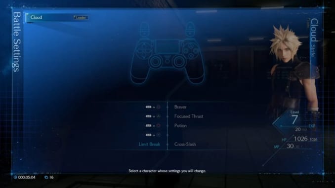 FInal Fantasy 7 Remake - Main Menu Guide - SAMURAI GAMERS