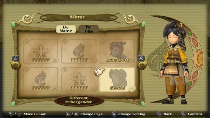 Final Fantasy Crystal Chronicles Remastered Edition - All Mimic Skins ...