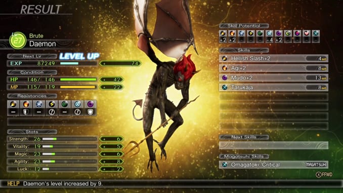 Shin Megami Tensei V - Demon Skill Potentials (Skill Affinities ...