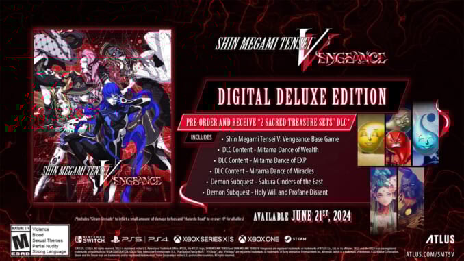 SMT V: Vengeance - All DLCs List – SAMURAI GAMERS