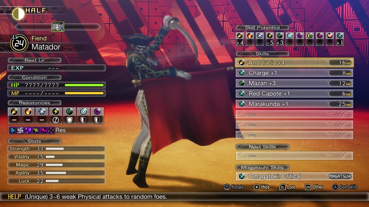 Shin Megami Tensei V - Matador Boss Guide – SAMURAI GAMERS