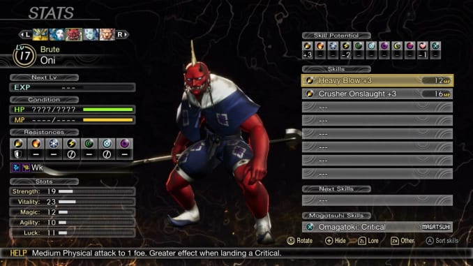 SMT V: Vengeance - Brute Oni Boss Guide – SAMURAI GAMERS