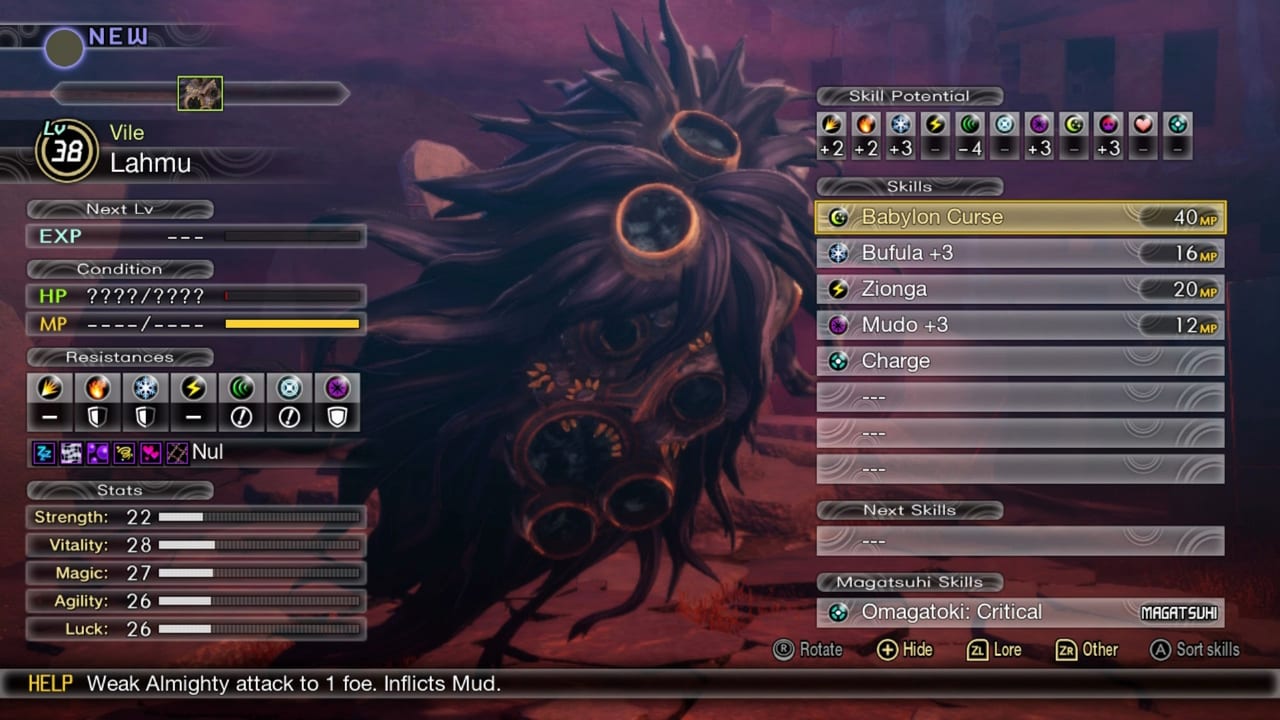 SMT V: Vengeance - Vile Lahmu (Final Encounter) Boss Guide – SAMURAI GAMERS