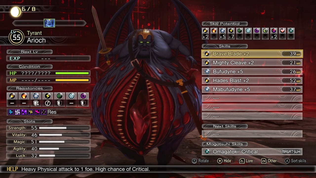 SMT V: Vengeance - Tyrant Arioch Boss Guide (Level 55) – SAMURAI GAMERS