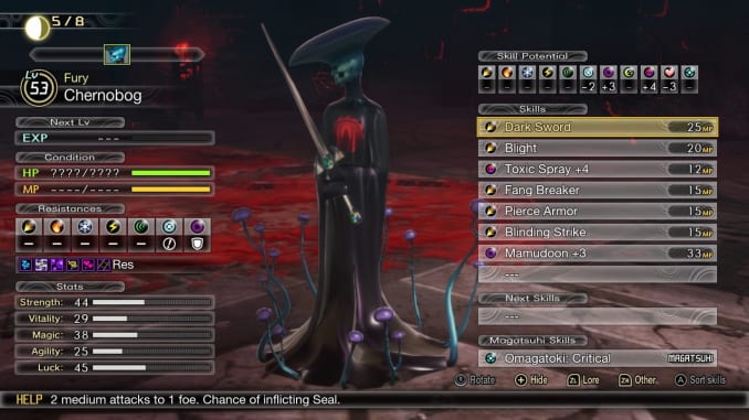 SMT V: Vengeance - Fury Chernobog Boss Guide (Level 53) – SAMURAI GAMERS