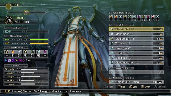 Shin Megami Tensei V - Herald Metatron Boss Guide – SAMURAI GAMERS