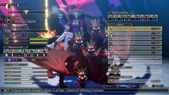 Shin Megami Tensei V - Mother Harlot Rider Boss Guide – SAMURAI GAMERS