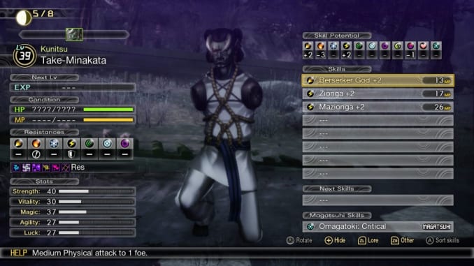 Shin Megami Tensei V - Kunitsukami Boss Guide – SAMURAI GAMERS