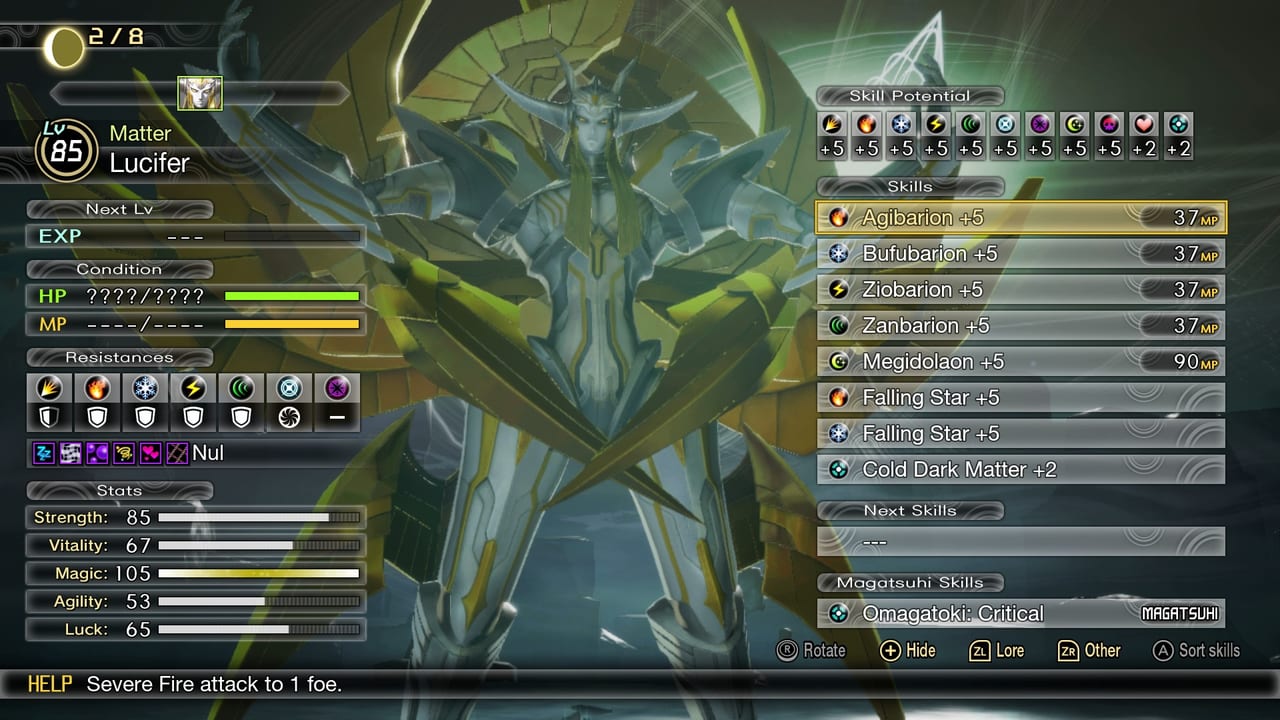 Shin Megami Tensei V - Matter Lucifer (Law and Chaos Route) Boss Guide ...
