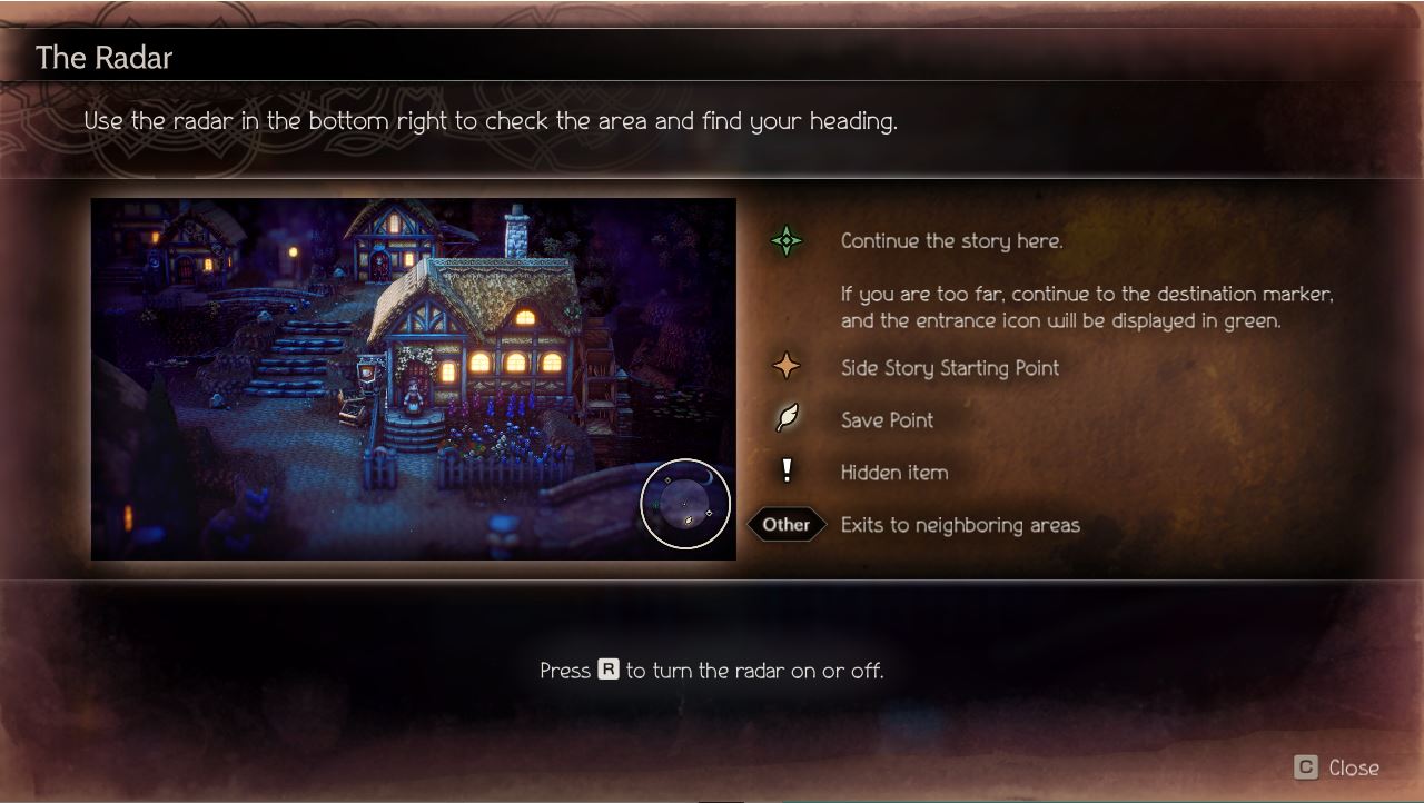 Octopath Traveler II - Map and Radar Icons Guide – SAMURAI GAMERS