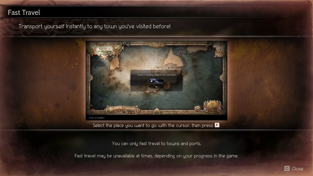 Octopath Traveler II - How to Fast Travel – SAMURAI GAMERS