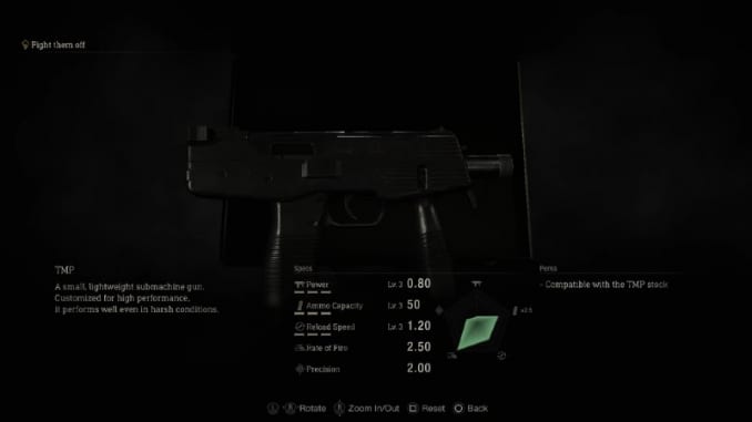 Resident Evil 4 Remake - TMP Submachine Gun Weapon Guide – SAMURAI GAMERS