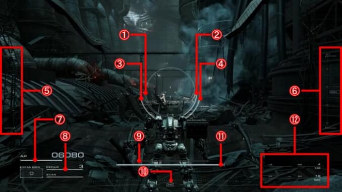 Armored Core 6: Fires of Rubicon - Battle Screen UI Guide - SAMURAI GAMERS