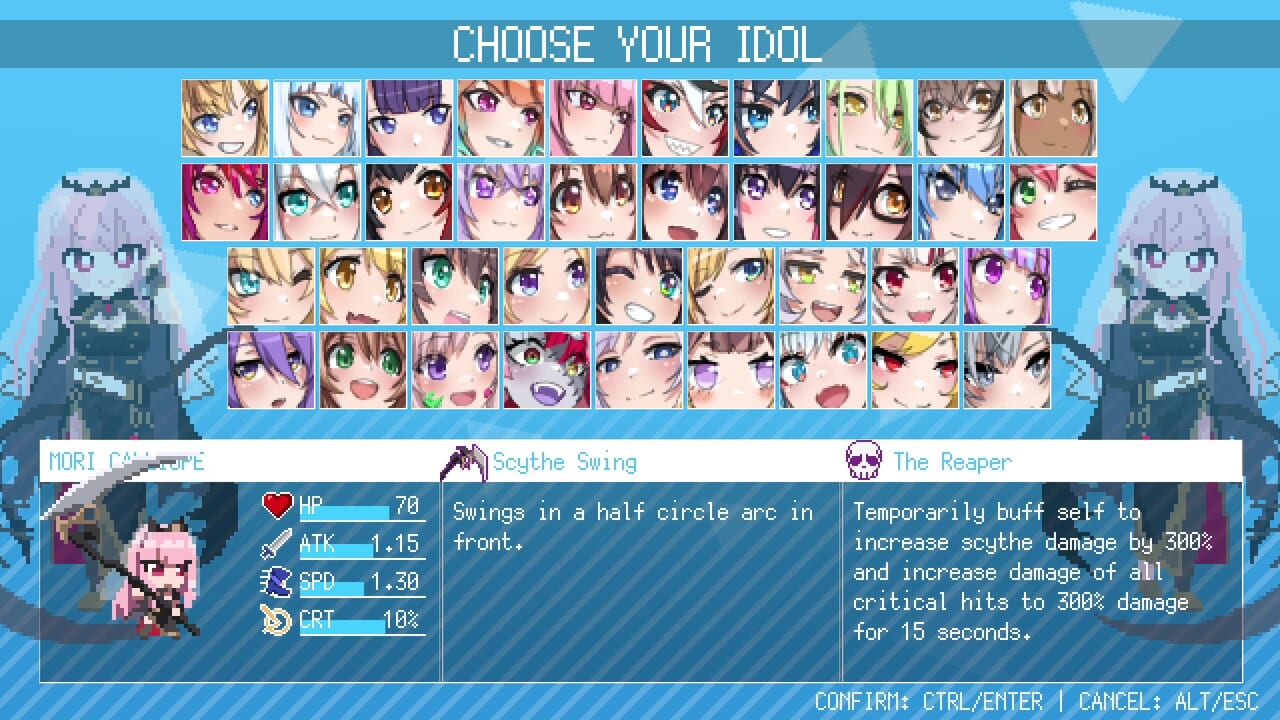 HoloCure - Calliope Mori Character Guide: Stats and Skills – SAMURAI GAMERS