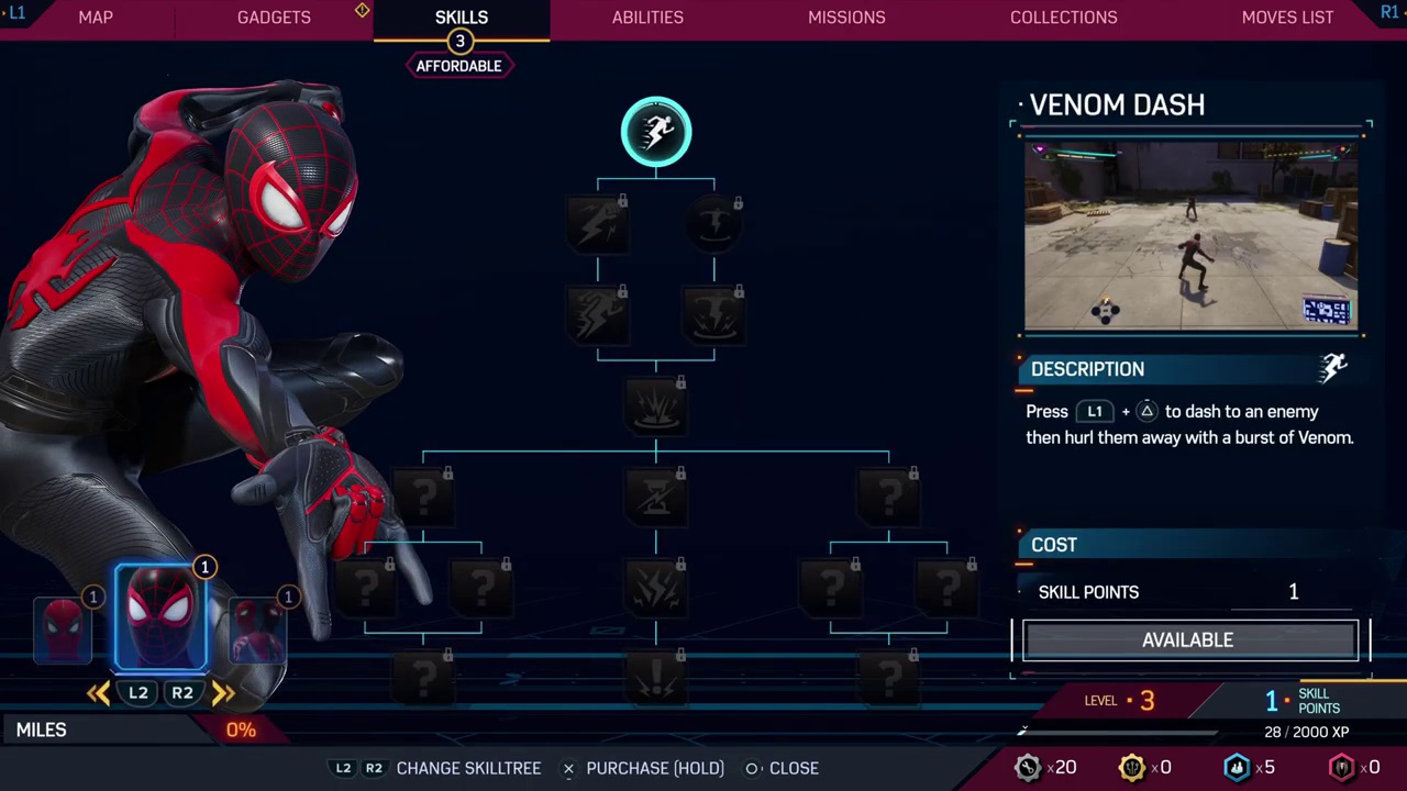 Marvel's Spider-Man 2 - Skill Tree List - SAMURAI GAMERS