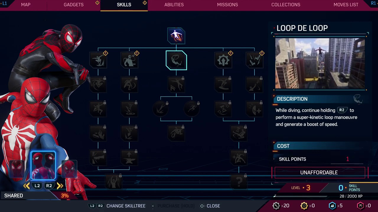 Marvel's Spider-Man 2 - Skill Tree List - SAMURAI GAMERS