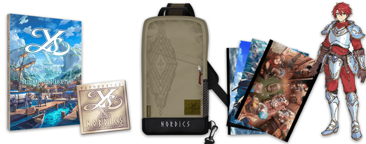 Ys X: Nordics - Pre-Order Bonuses and Game Editions - SAMURAI GAMERS