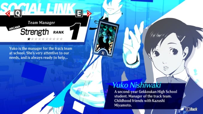 Persona 3 Reload - Yuko Nishiwaki, the Strength Social Link Guide ...
