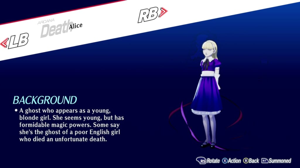 Persona 3 Reload: Episode Aigis - Alice Persona Guide: Stats and Skills ...