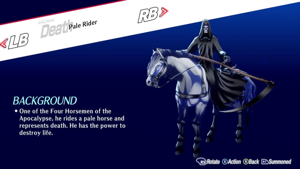 Persona 3 Reload: Episode Aigis - Pale Rider Persona Guide: Stats and ...