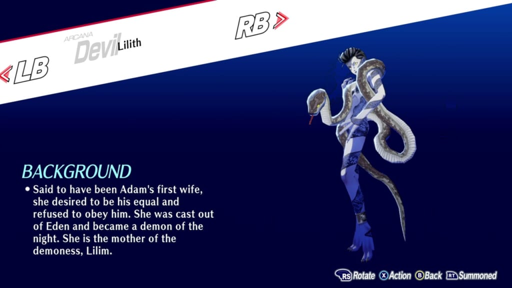 Persona 3 Reload: Episode Aigis - Lilith Persona Guide: Stats and ...