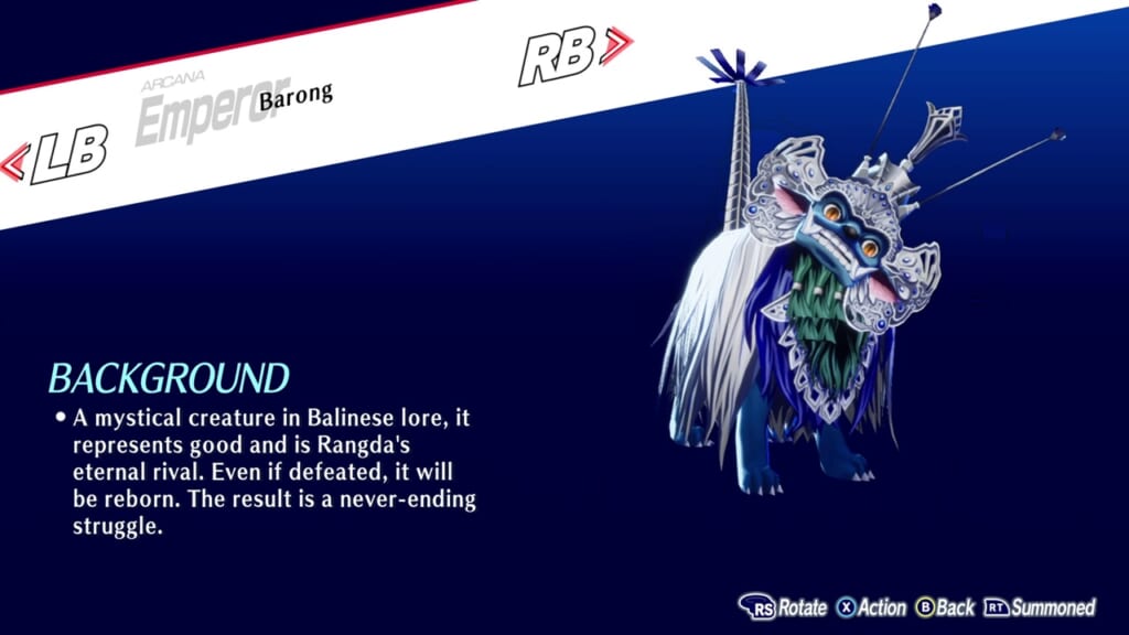 Persona 3 Reload: Episode Aigis - Barong Persona Guide: Stats and ...