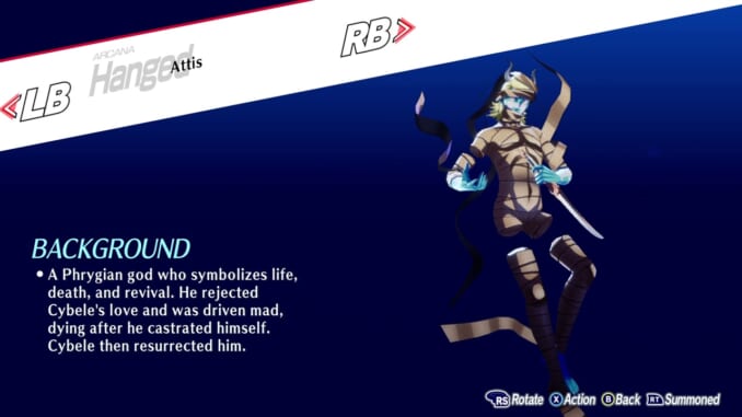 Persona 3 Reload: Episode Aigis - Attis Persona Guide: Stats and Skills ...