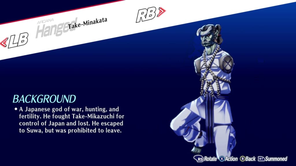 Persona 3 Reload: Episode Aigis - Take-Minakata Persona Guide: Stats ...