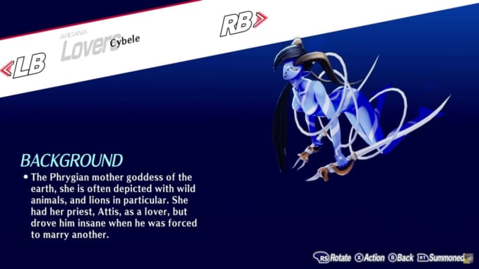 Persona 3 Reload: Episode Aigis - Cybele Persona Guide: Stats and ...