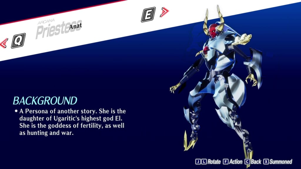 Persona 3 Reload: Episode Aigis - Anat Persona Guide: Stats and Skills ...