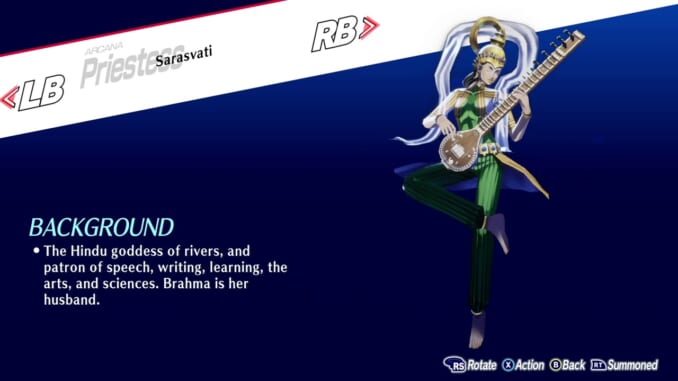 Persona 3 Reload: Episode Aigis - Sarasvati Persona Guide: Stats and ...