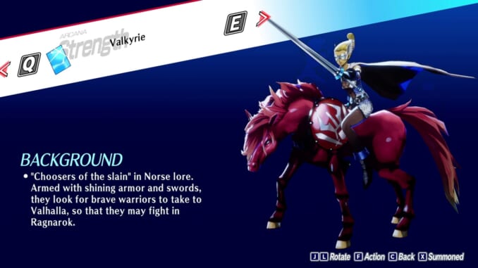 Persona 3 Reload: Episode Aigis - Valkyrie Persona Guide: Stats and ...