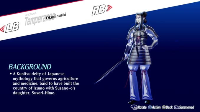 Persona 3 Reload: Episode Aigis - Okuninushi Persona Guide: Stats and ...