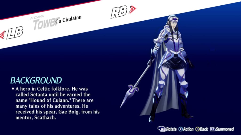 Persona 3 Reload: Episode Aigis - Cu Chulainn Persona Guide: Stats and ...