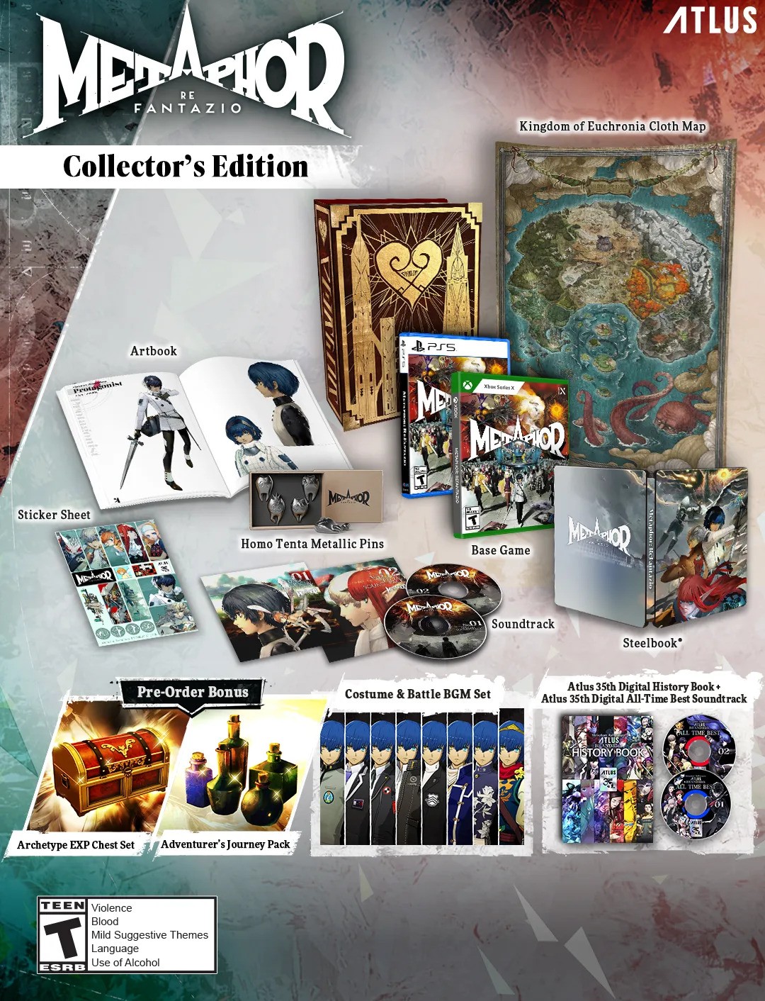 Metaphor: ReFantazio - Pre-Order Bonus and Game Editions - SAMURAI GAMERS